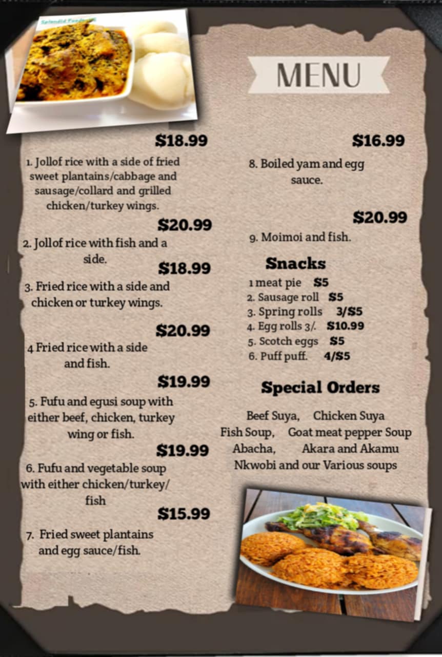 Menu – Splendidfoods